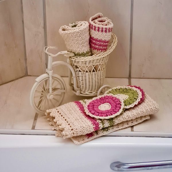 Chic Crochet Bathroom Set – Pianna Yarns